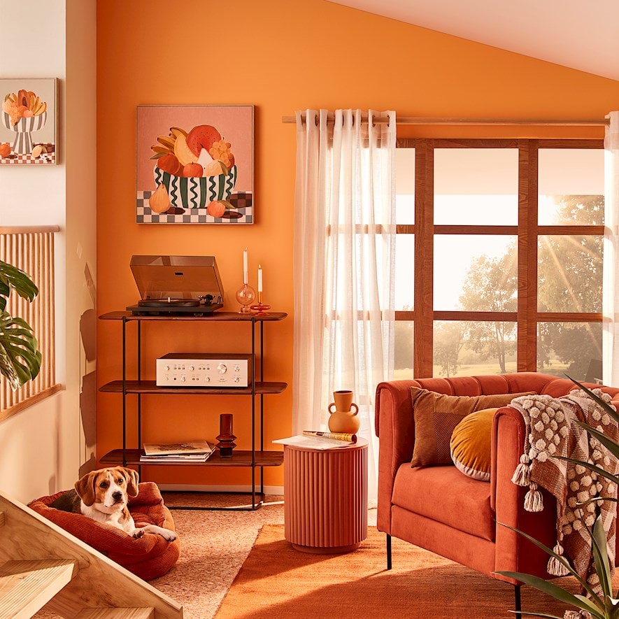 Nouveau Copper Rug | Furniture | Adairs