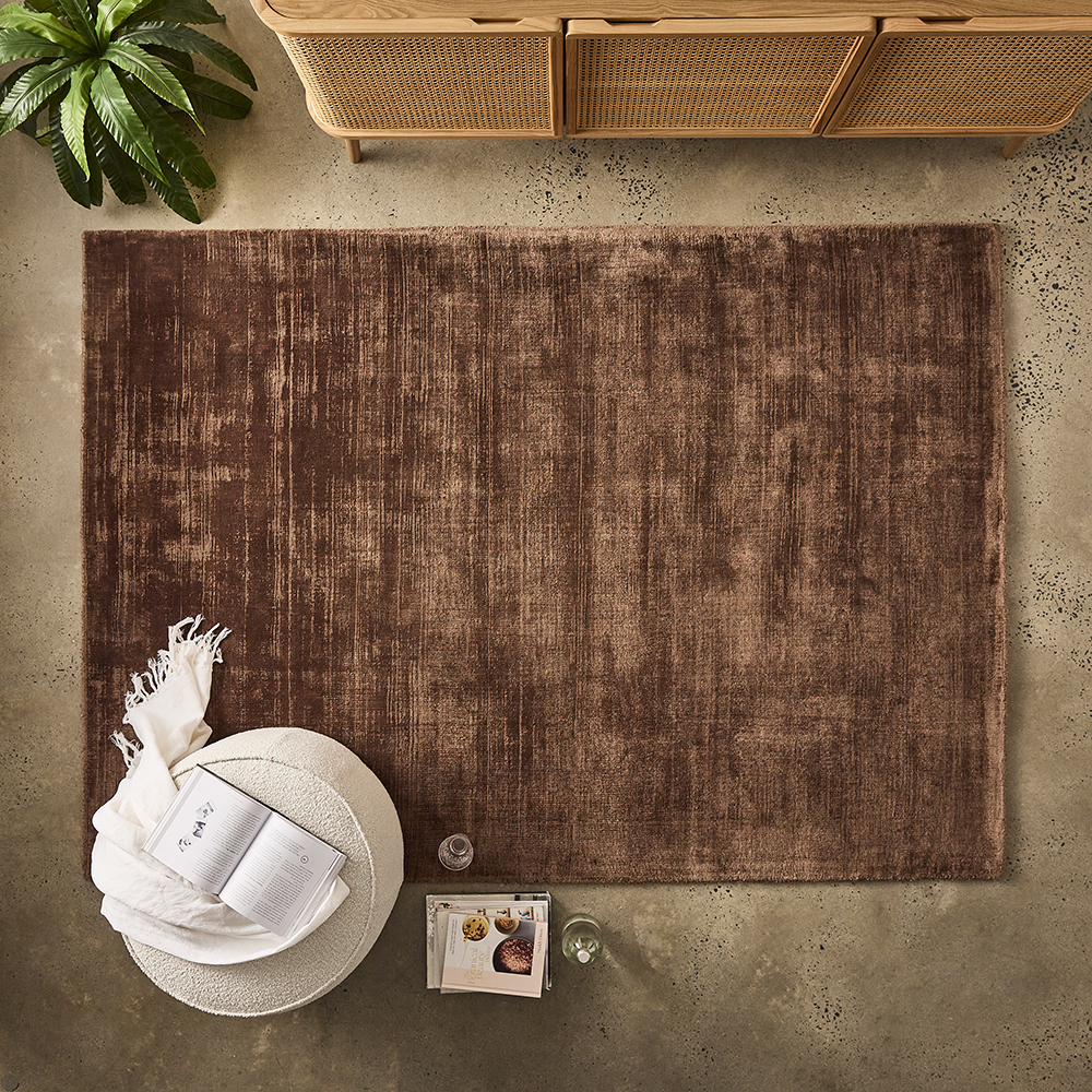 Nouveau Latte Rug | Adairs