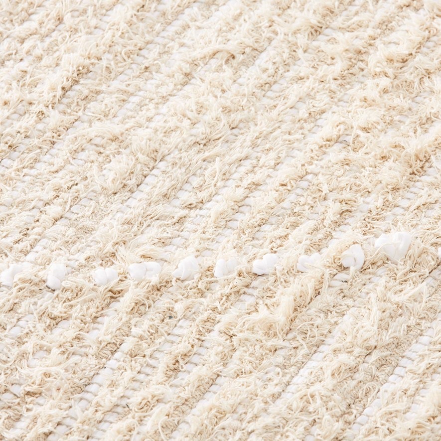 Memphis Natural & White Rug | Adairs