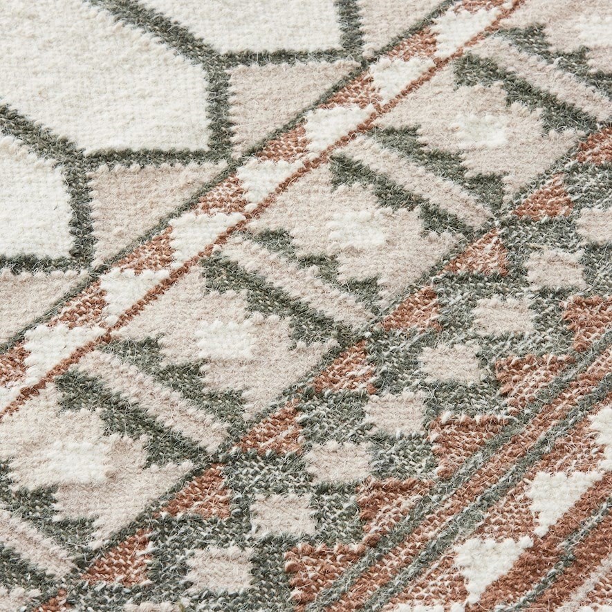 Coleman Natural & Forest Rug Runner | Adairs