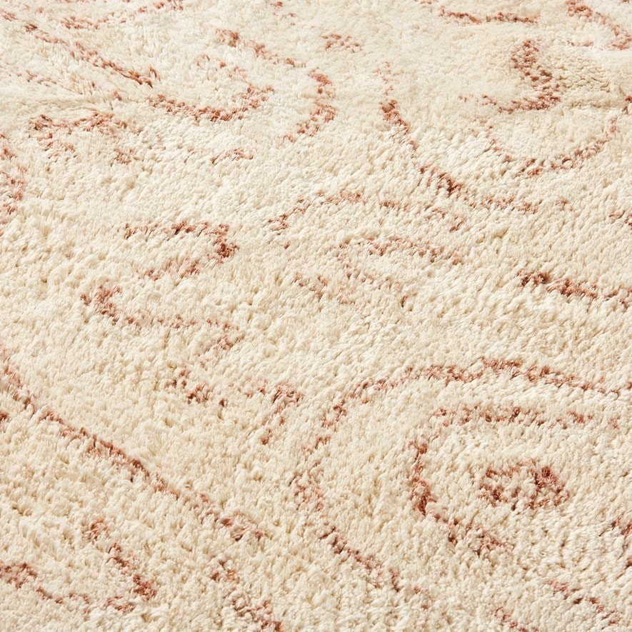 Navarre Natural & Clay Round Rug | Adairs