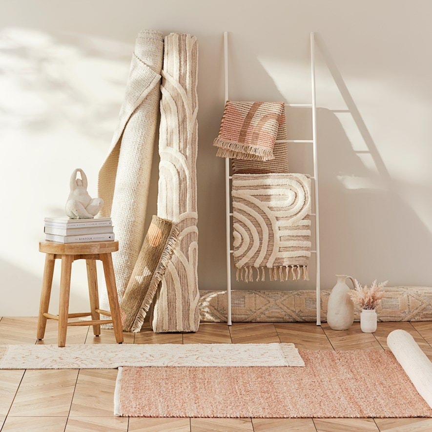 Archie Natural & Ivory Indoor Mat | Adairs