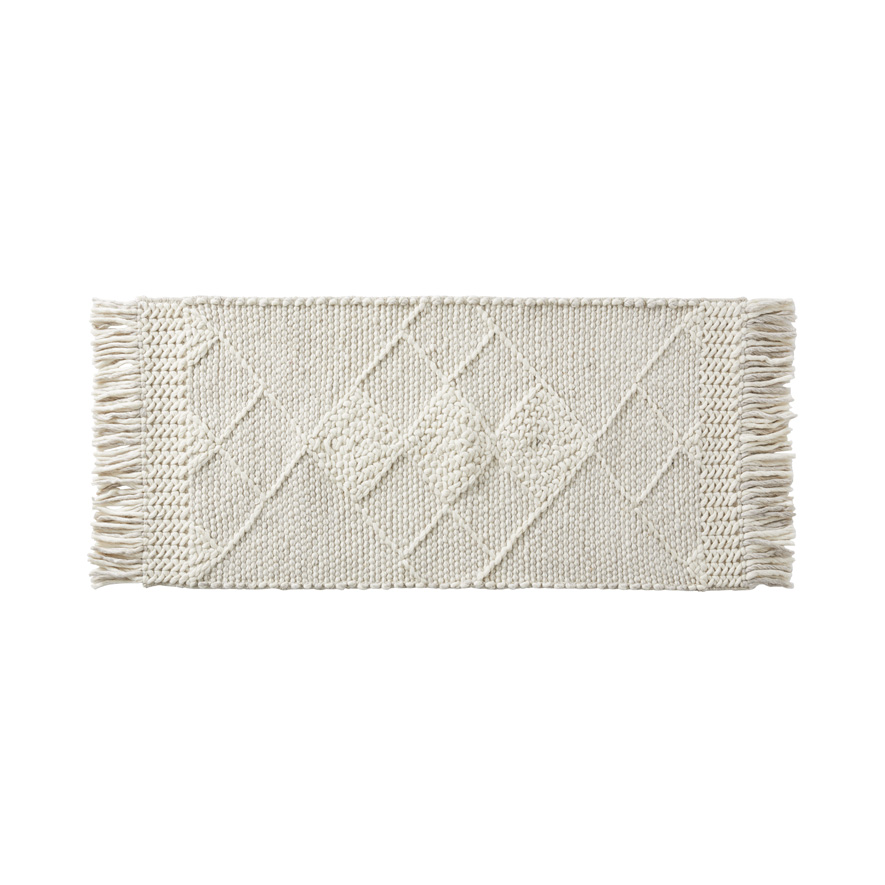 Willow Ivory Rug Runner | Adairs
