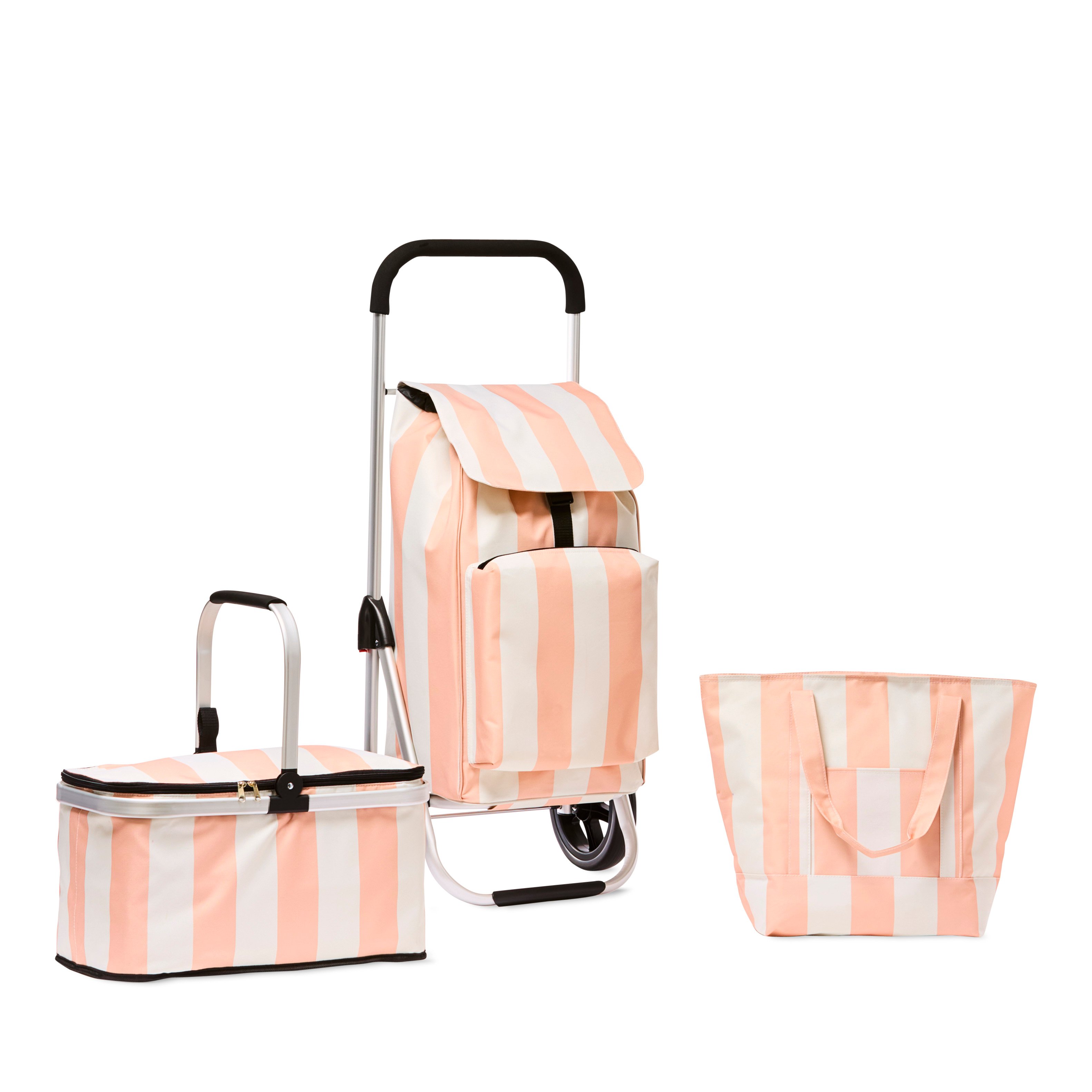 Capri Pink Stripe Shopping Collection | Adairs