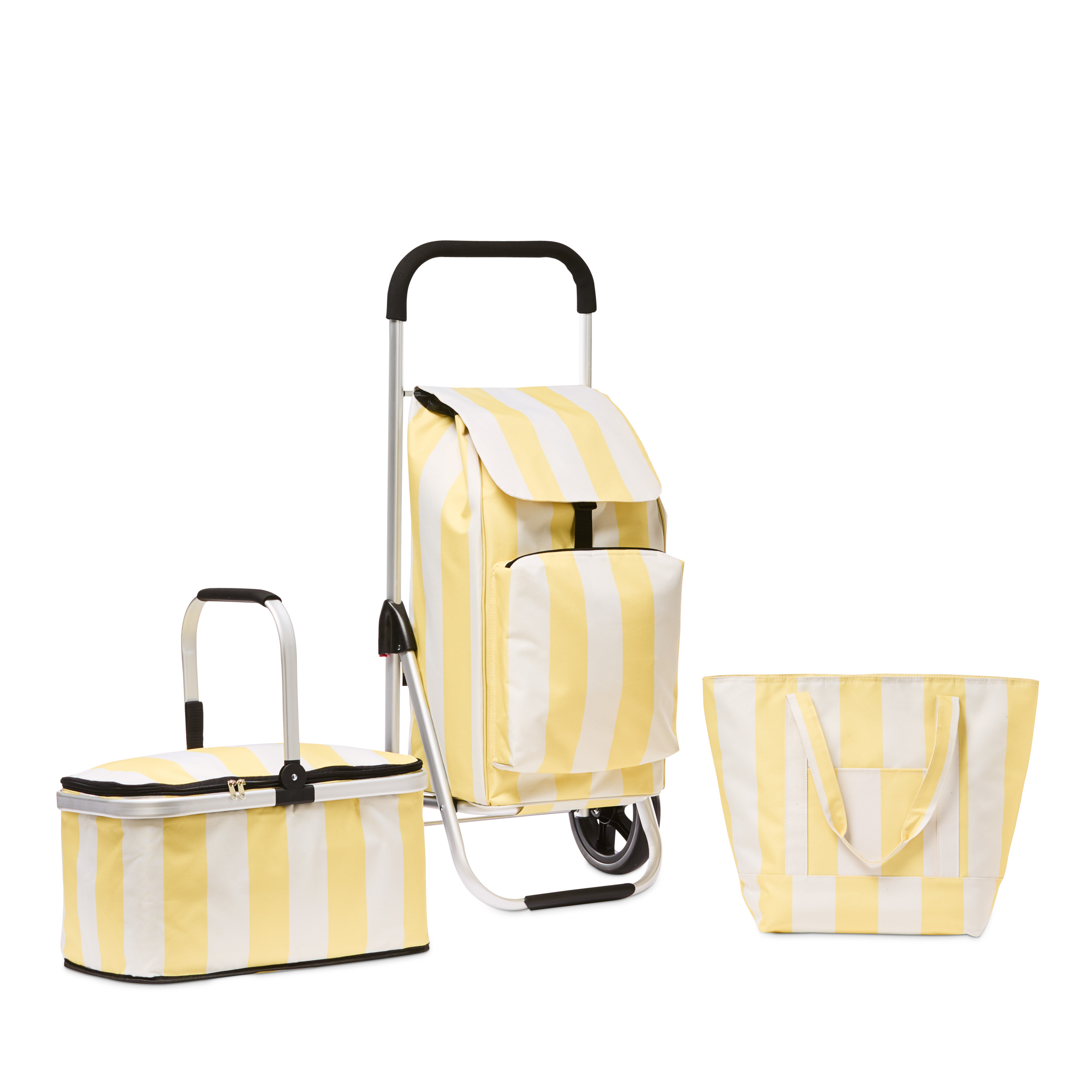 Capri Yellow Stripe Shopping Collection | Adairs