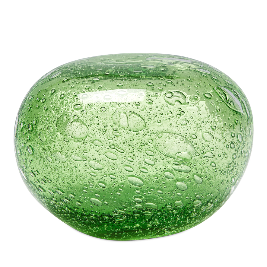 Light Green Glass Pebble | Adairs