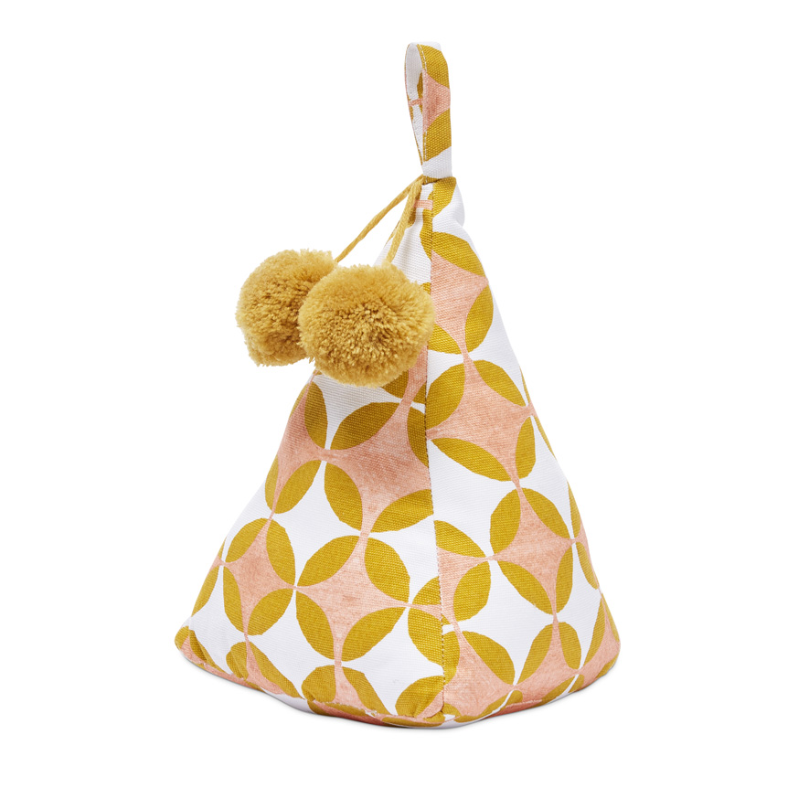 Golden Sky Geo Orange Door Stop | Adairs