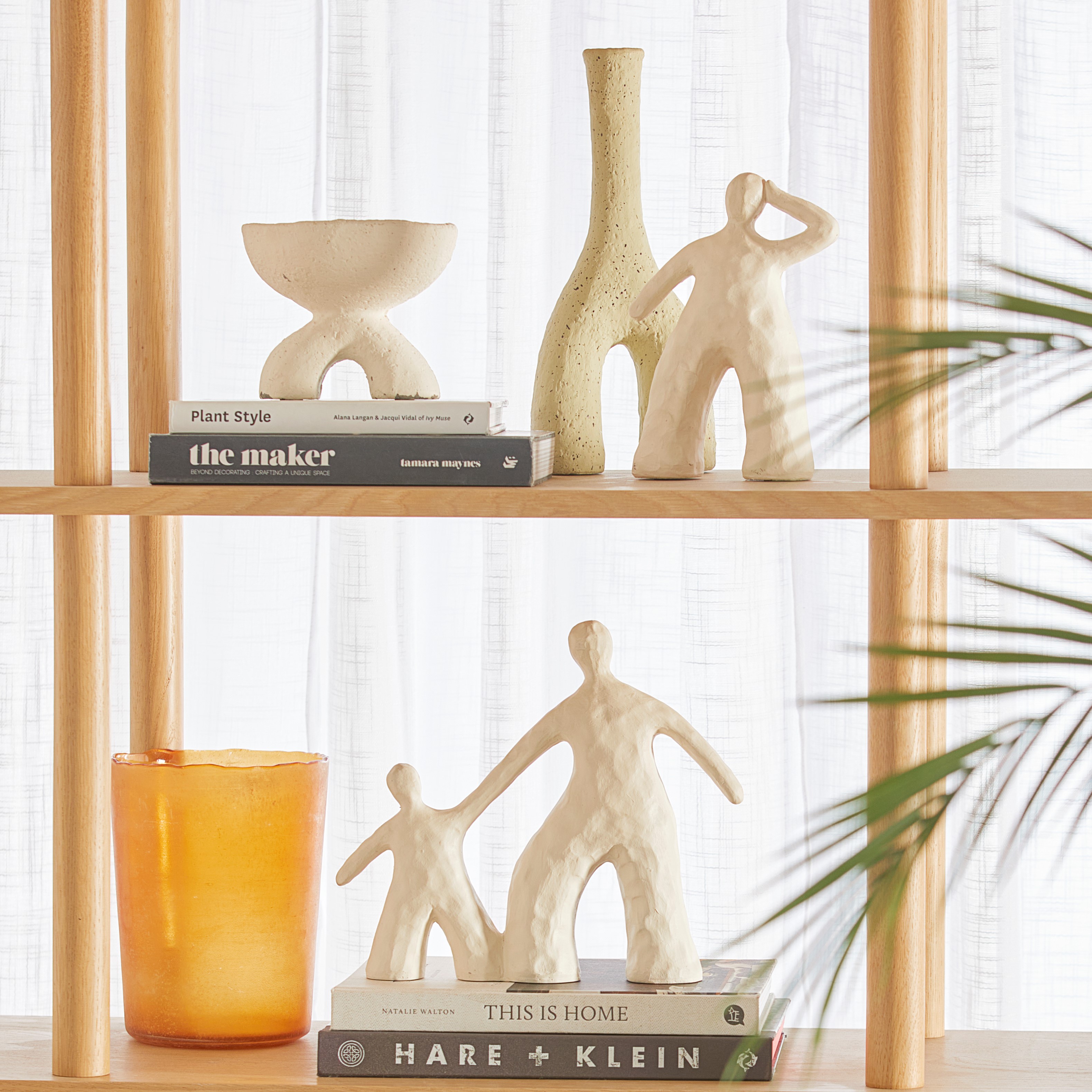 Roman Arm Up White Statue | Adairs