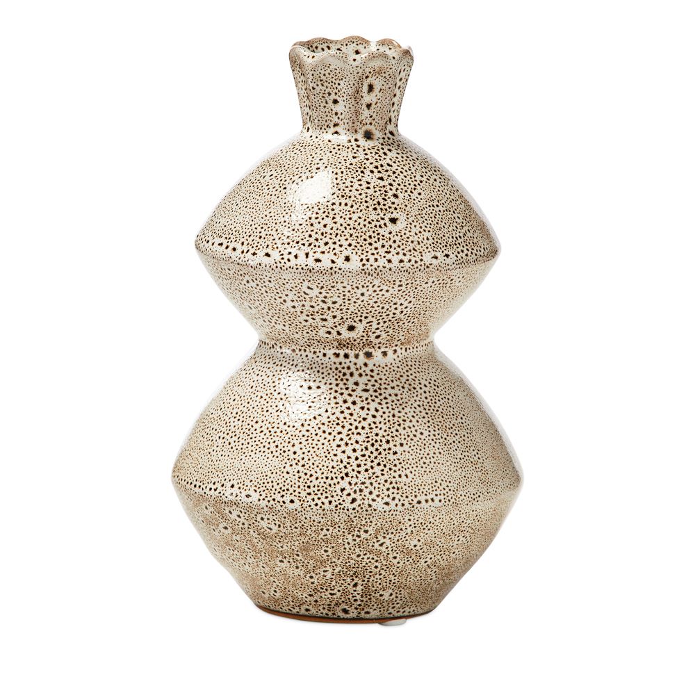 Rhodes Natural Speckle Vase | Adairs