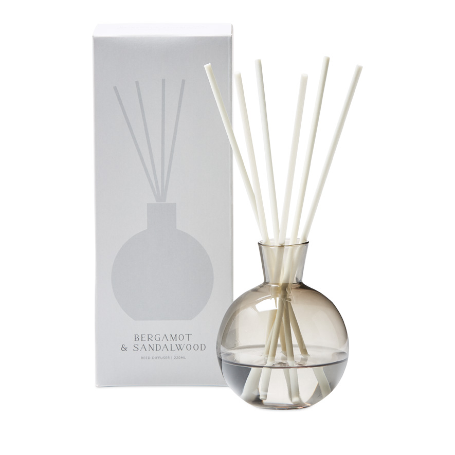 Sphere Bergamot & Sandalwood Diffuser 220ml | Adairs