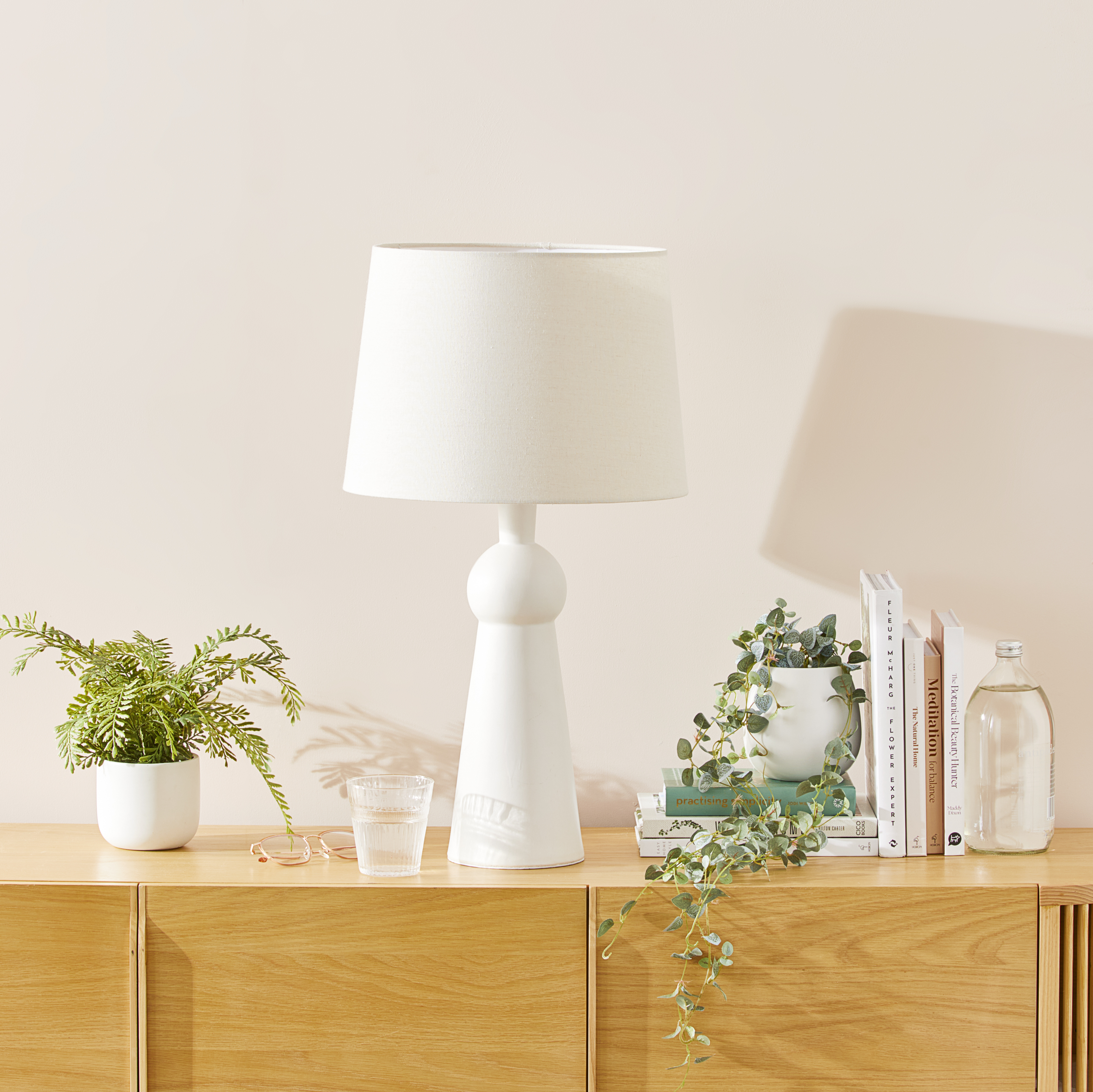 Manhattan White Table Light| Homewares | Adairs