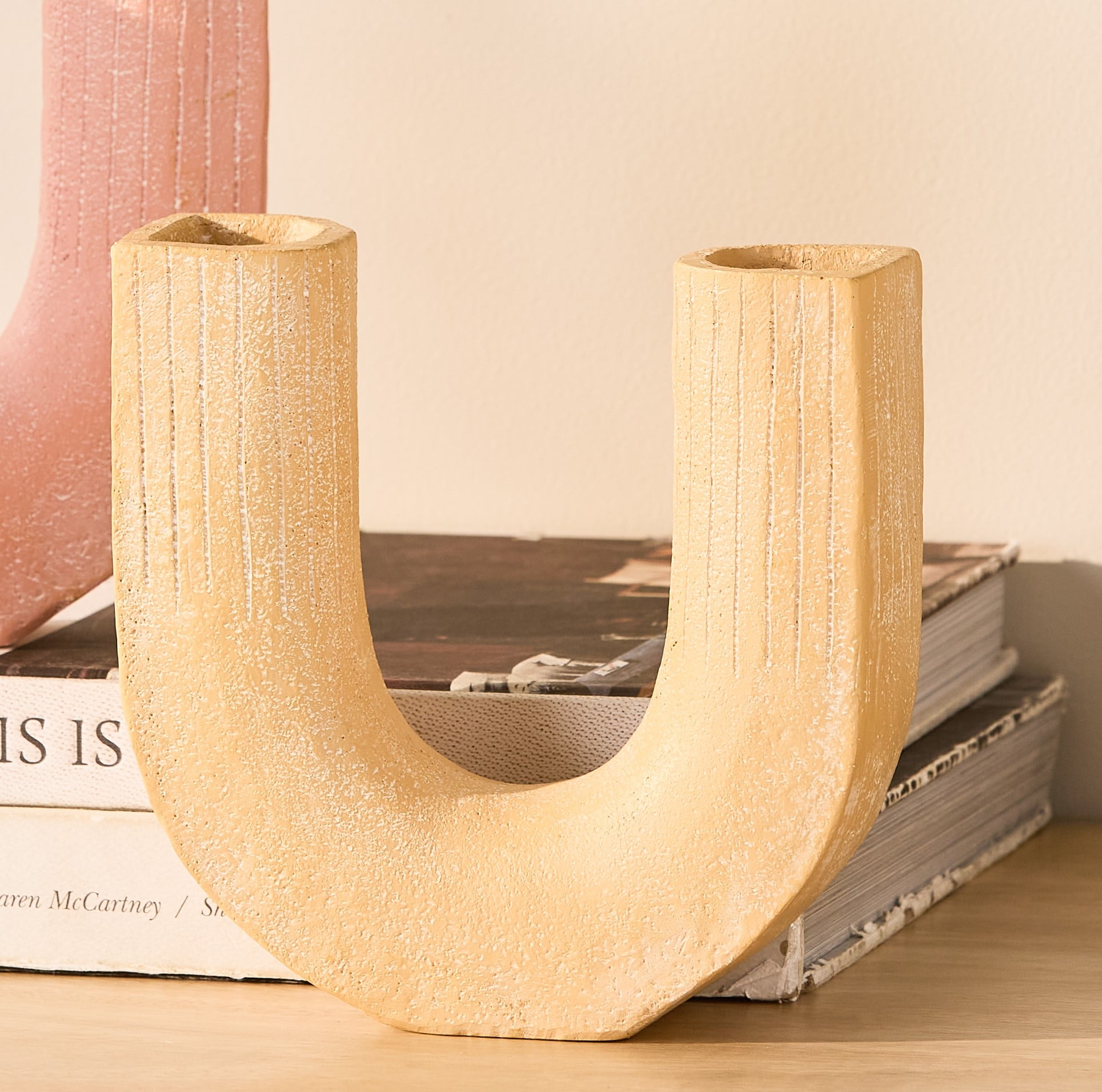 Alora Caramel Vase | Adairs