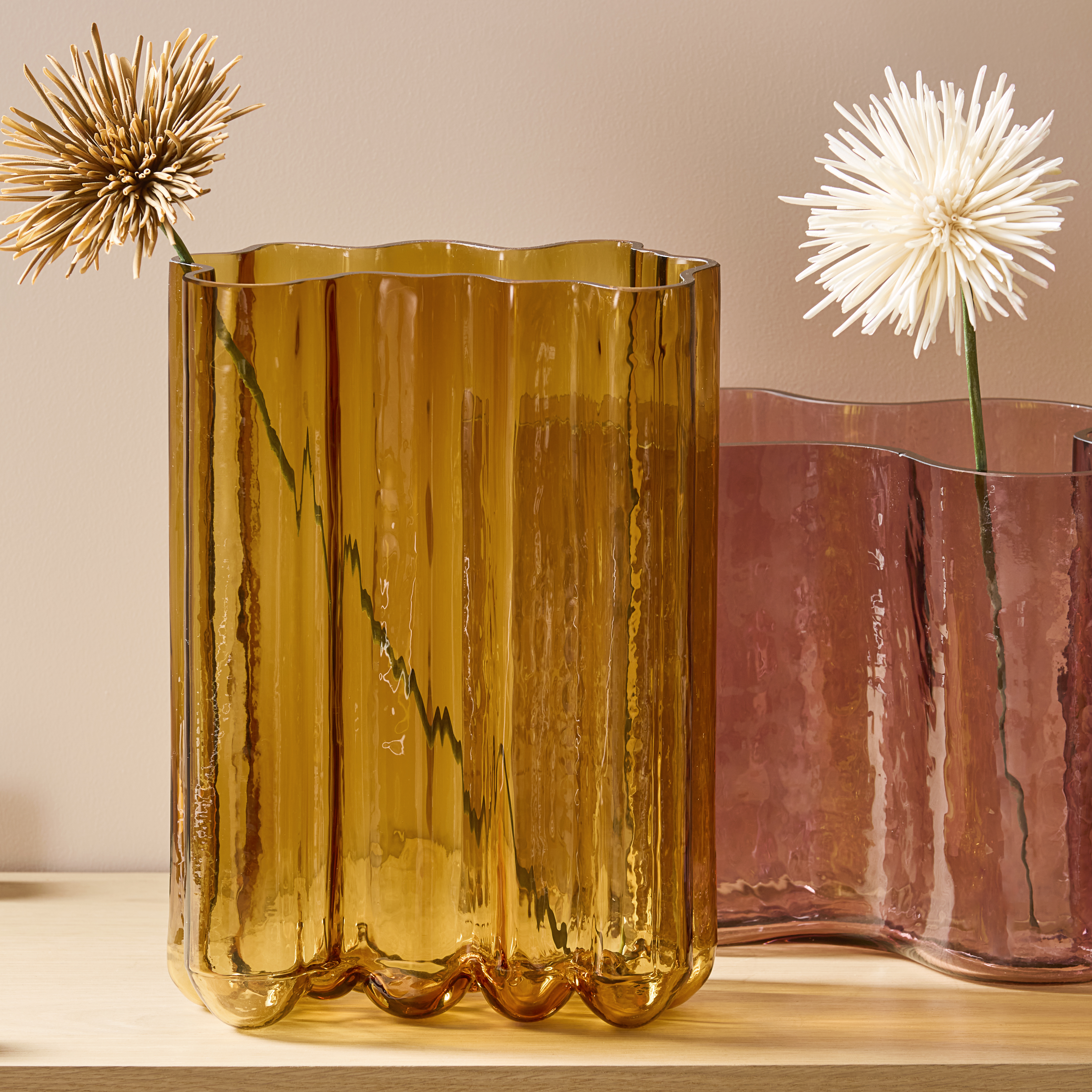 Amber Cloud Vase | Adairs