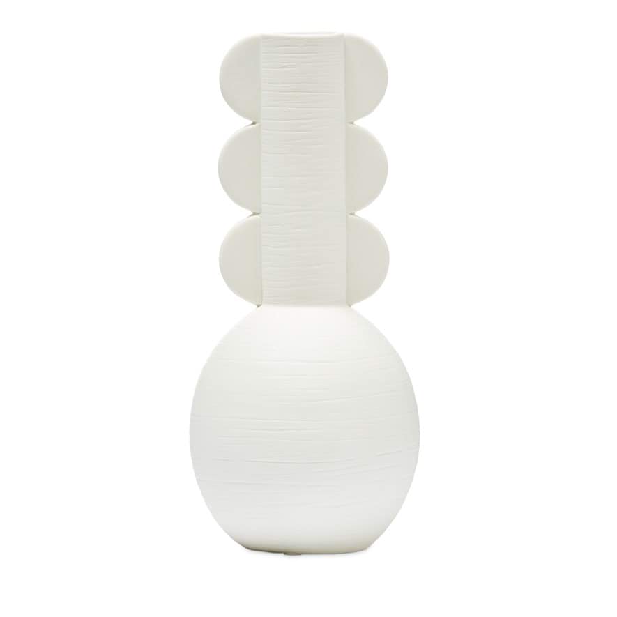 Sadie White 3 Wings Vase | Adairs