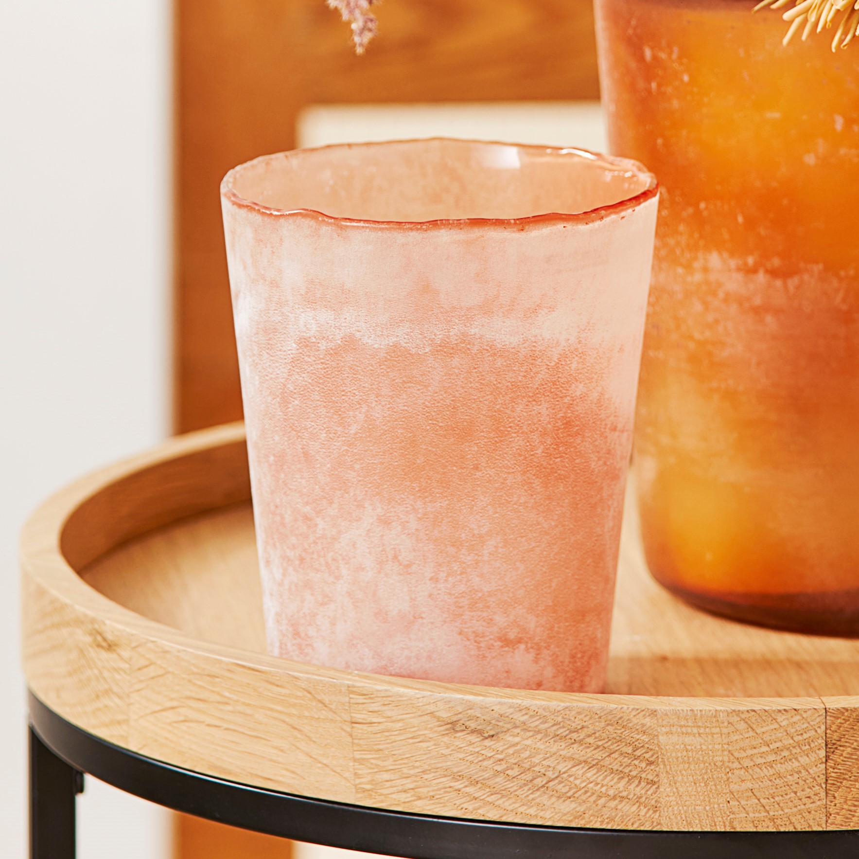 Emilia Blush Vase | Adairs