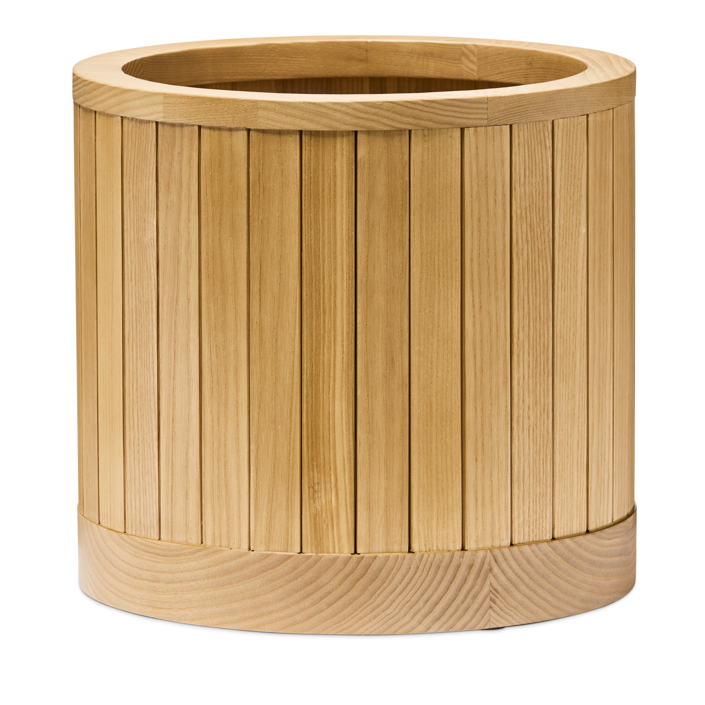 Mark Tuckey Panelled Natural Pot | Adairs