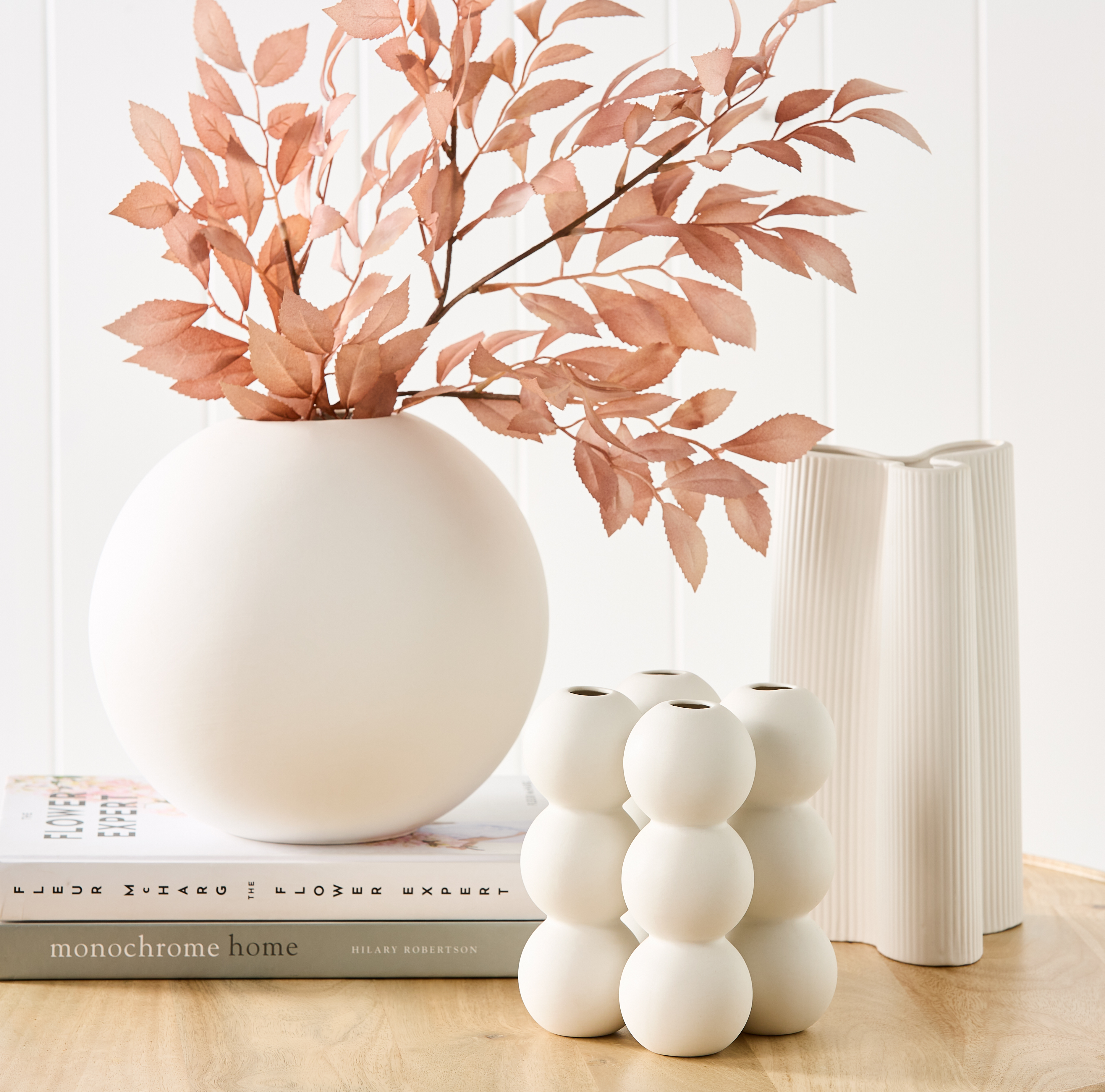 Giglio White Abstract Vase | Adairs