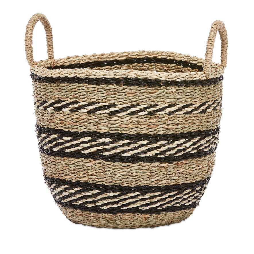 Sam Song Natural & Black Basket | Adairs