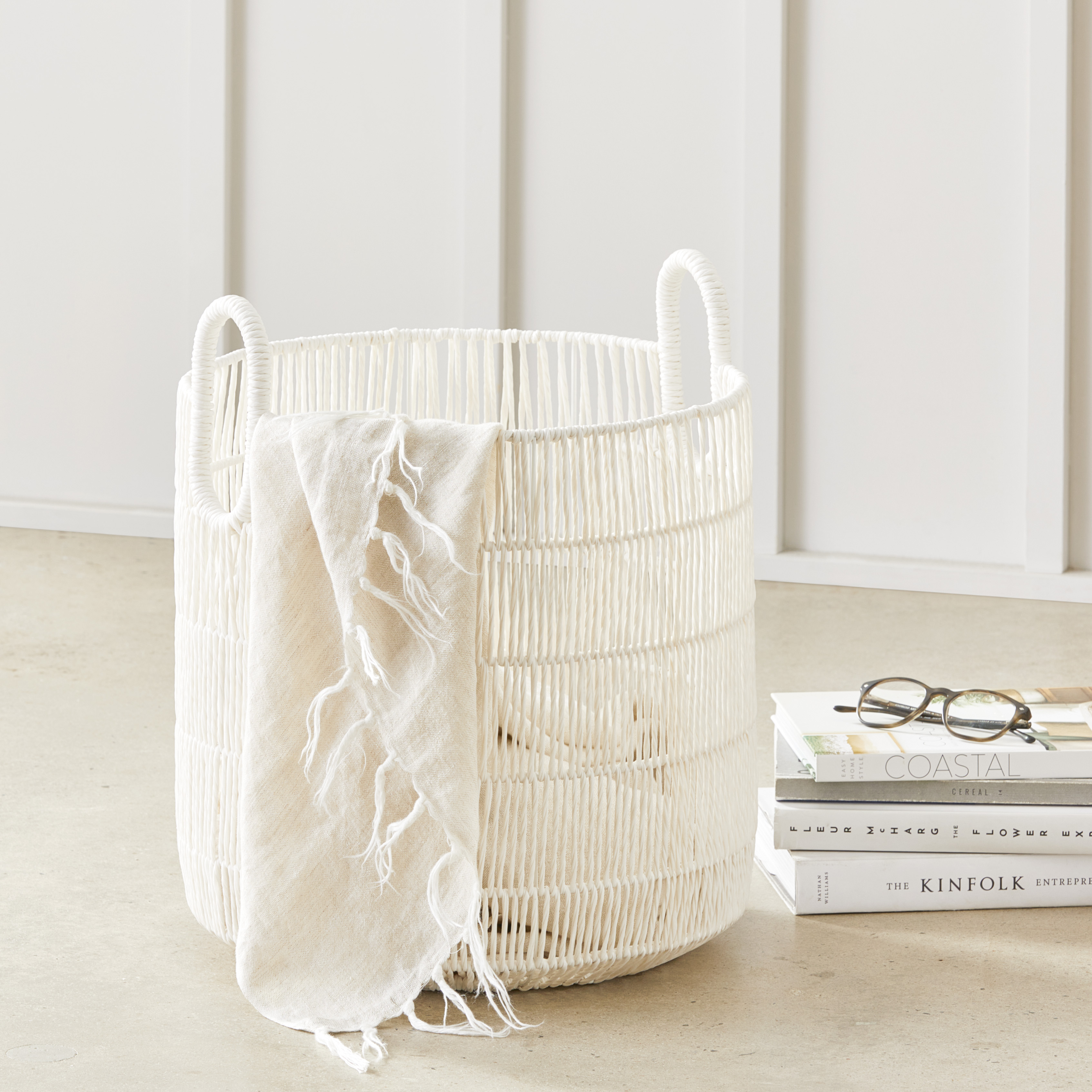 Paloma White Basket | Adairs