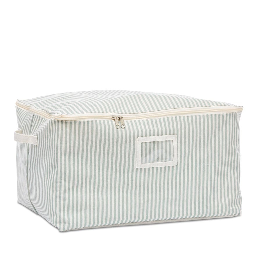 Green Pinstripe Storage Bags | Adairs