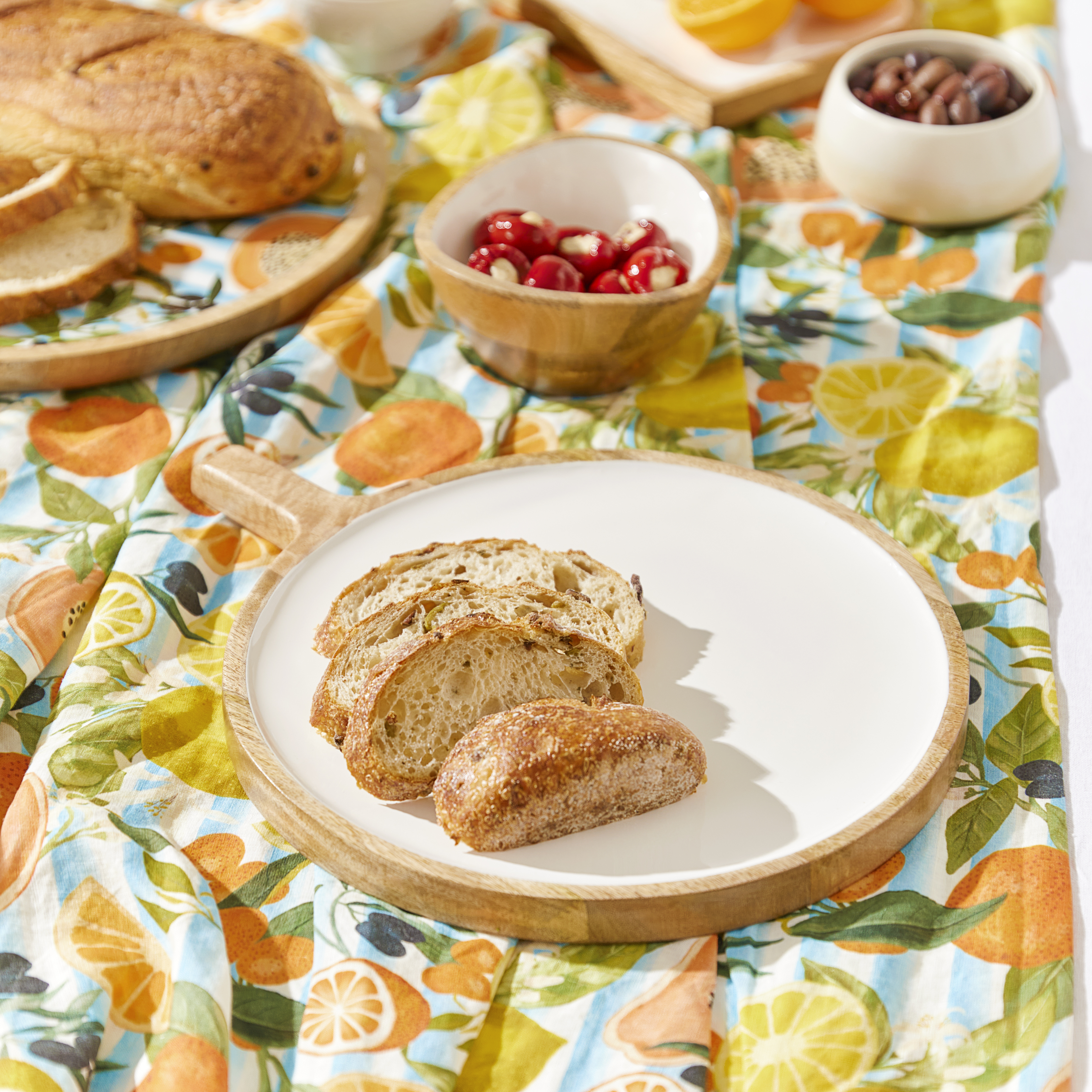 Blanco Natural & White Timber Food Platter | Adairs