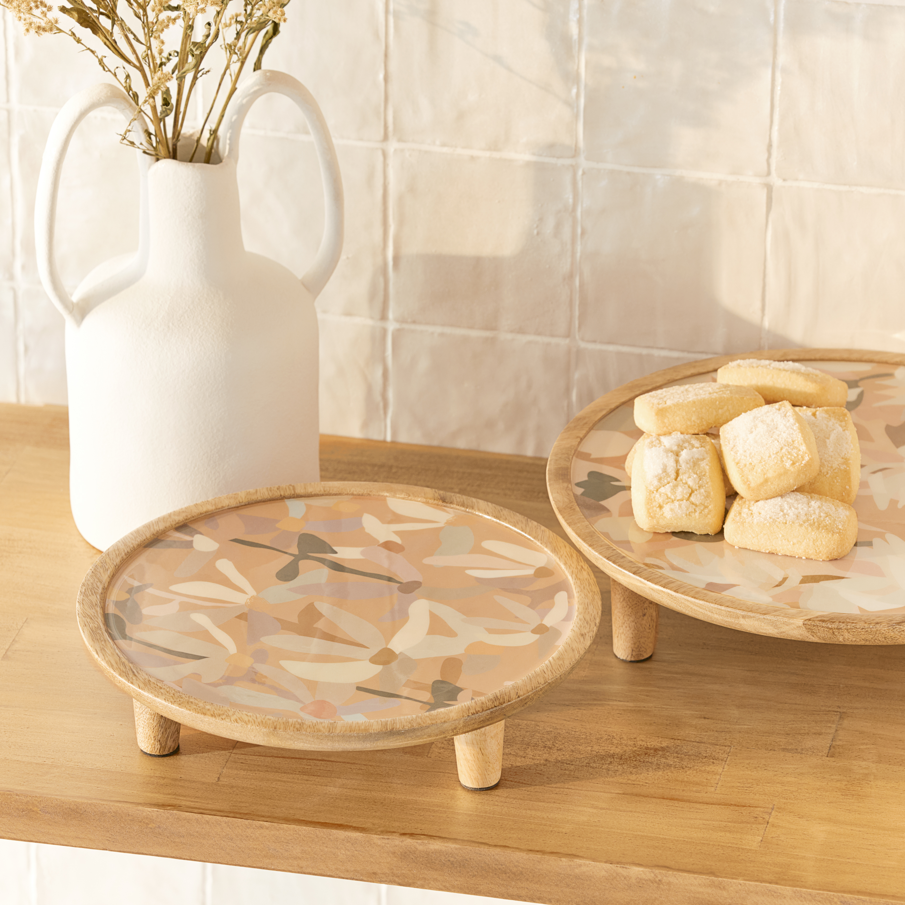 Kimmy Hogan Splendour Medium Timber Platter | Adairs