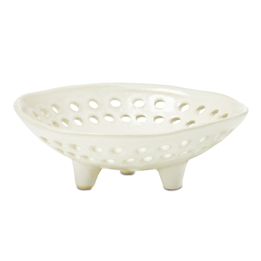 Paloma White Footed Bowl | Adairs