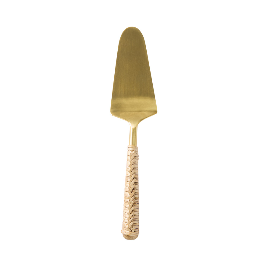 Soho Collection Natural Gold Cake Server | Adairs