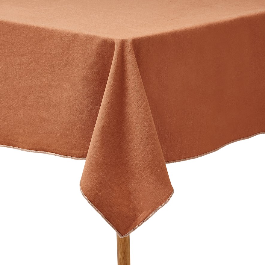 Portland Toasted Nut Tablecloth | Adairs