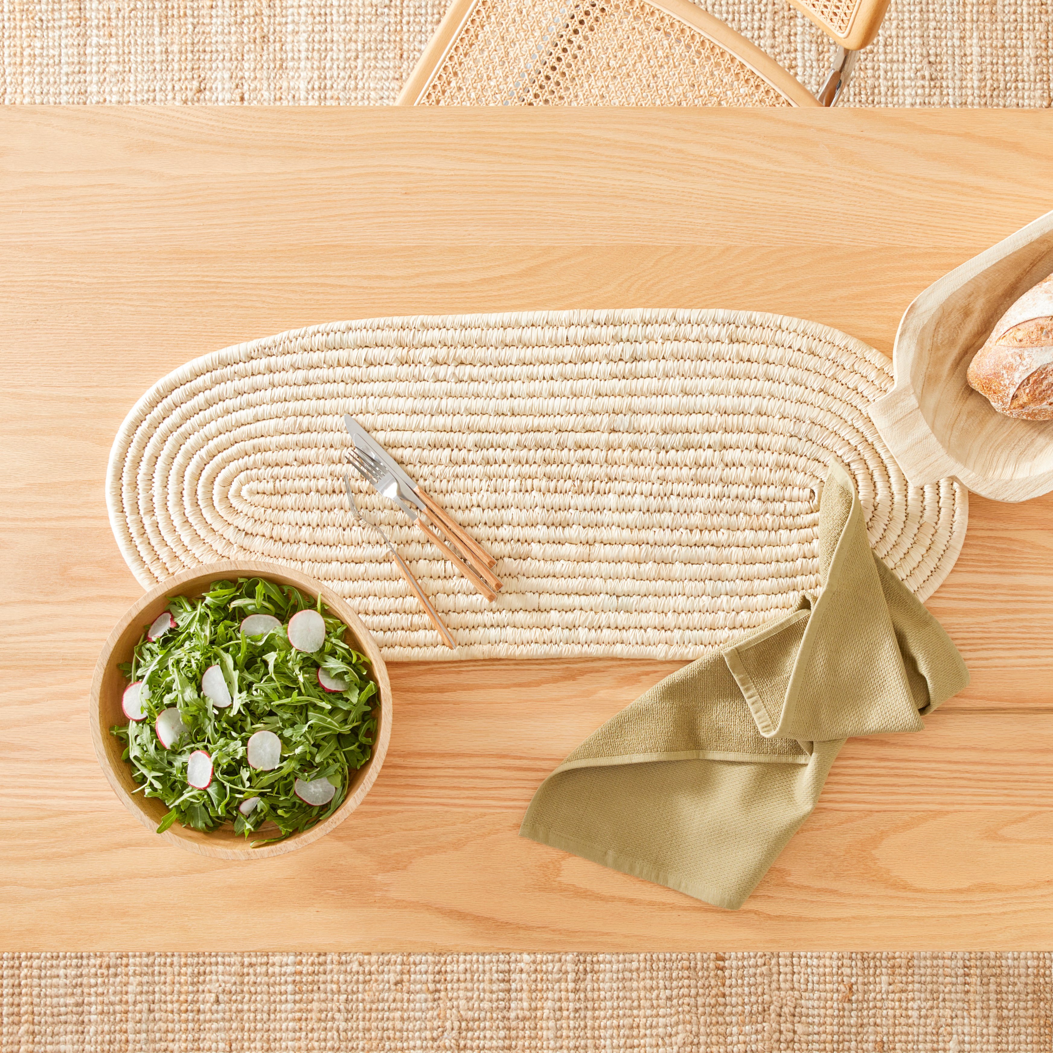 Masai Natural Table Runner | Adairs