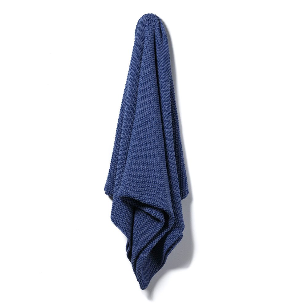 Home Republic - Santona Storm Blue Throw | Adairs