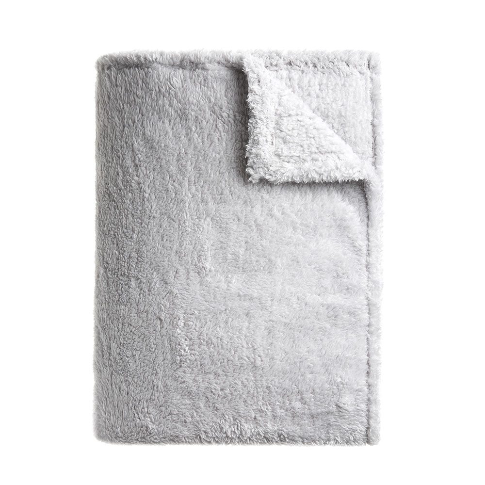 Mercer + Reid - Teddy Platinum Blanket | Adairs