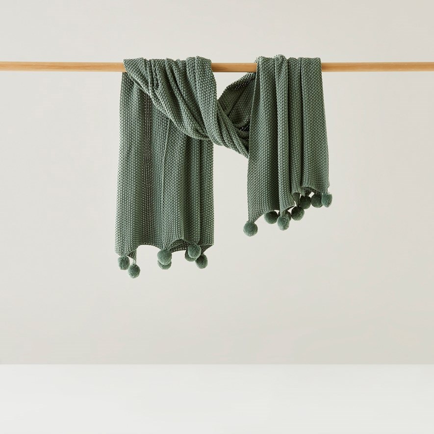 Pom Pom Lily Pad Throw | Adairs