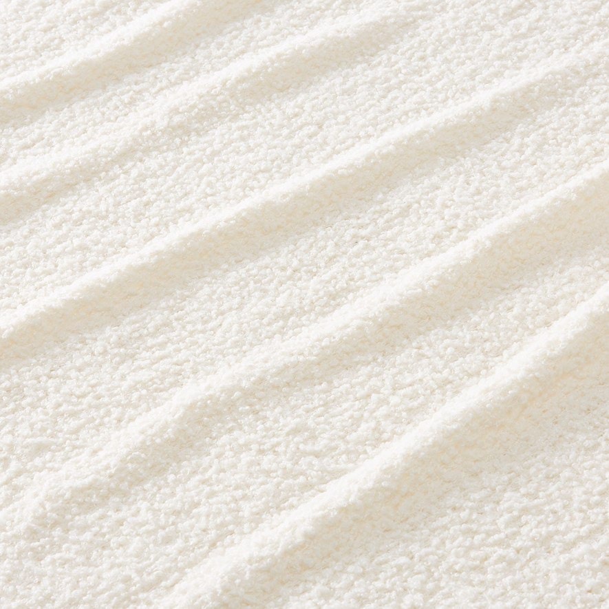 Natural Boucle Throw Blanket | Adairs