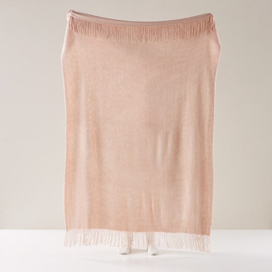 Hartford Dusty Pink Throw | Adairs