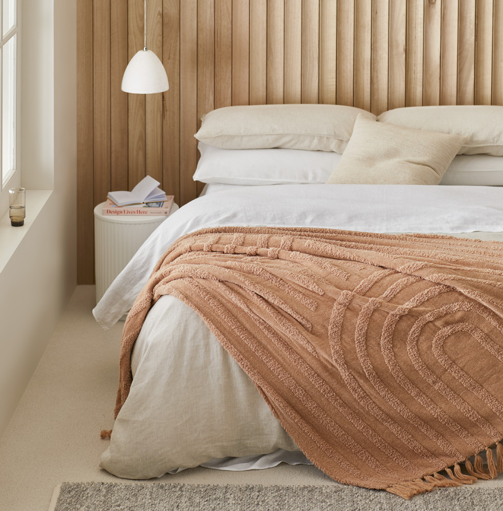 Arch Desert Sand Throw | Adairs