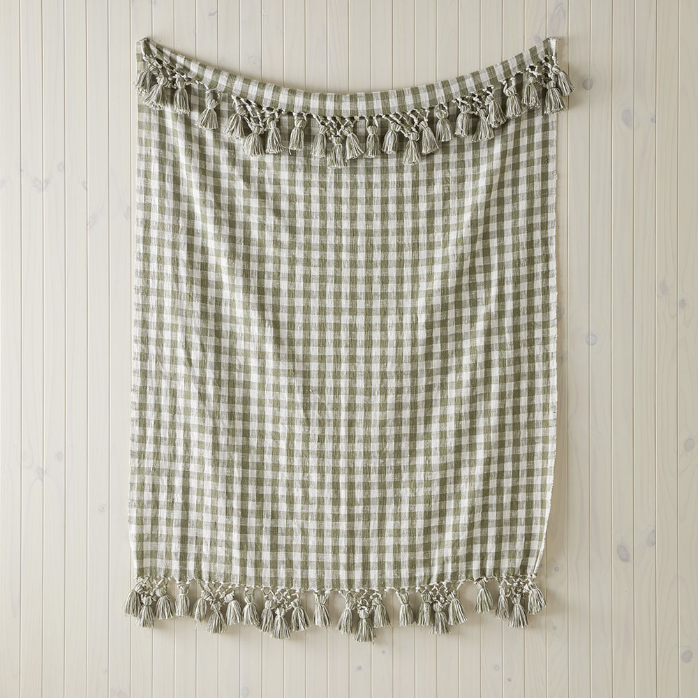 Zola Forest & White Throw | Adairs