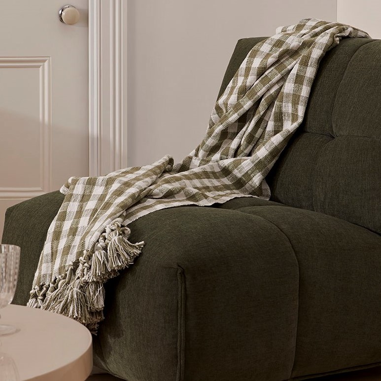 Zola Forest & White Throw | Adairs