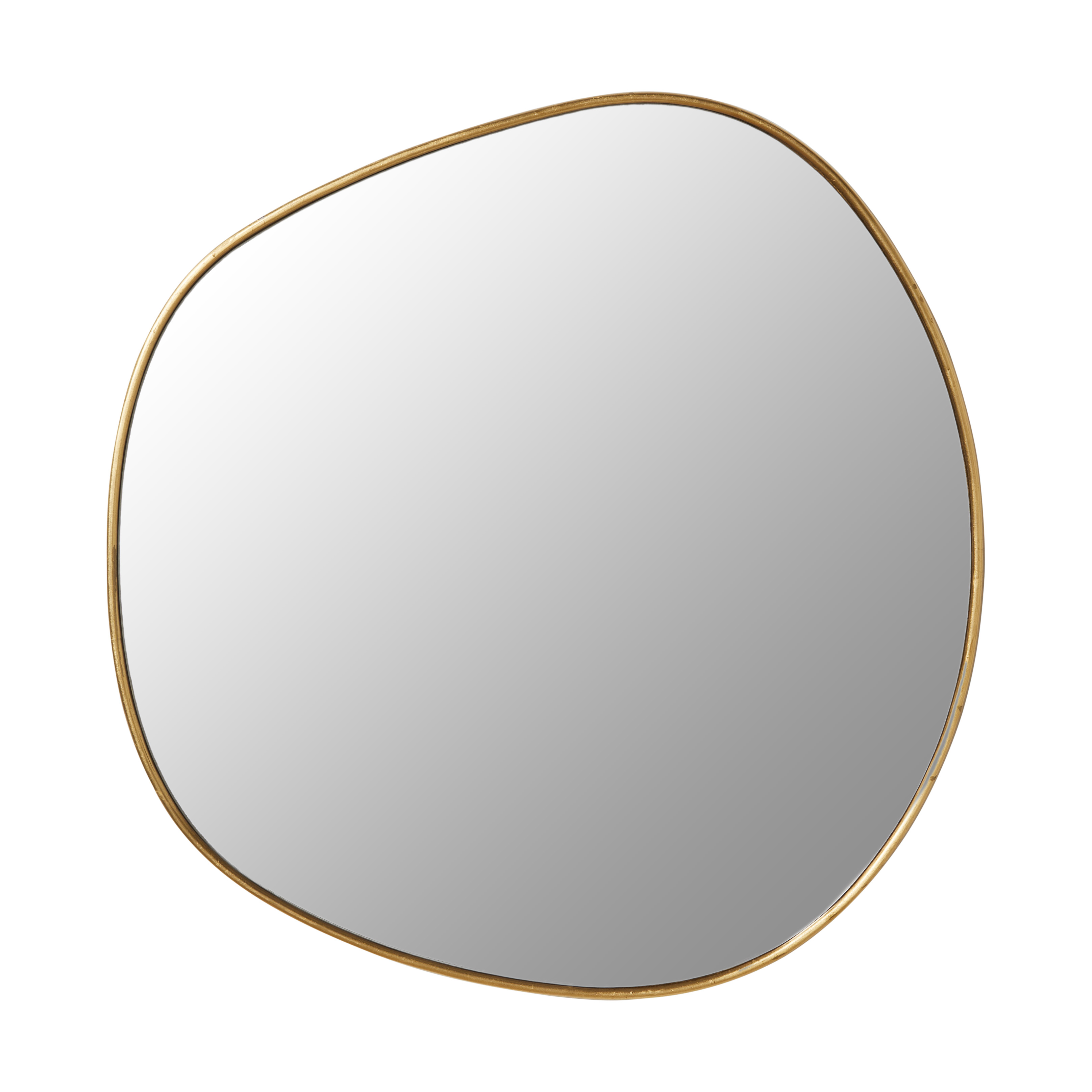 Silas Gold Irregular Mirror | Adairs