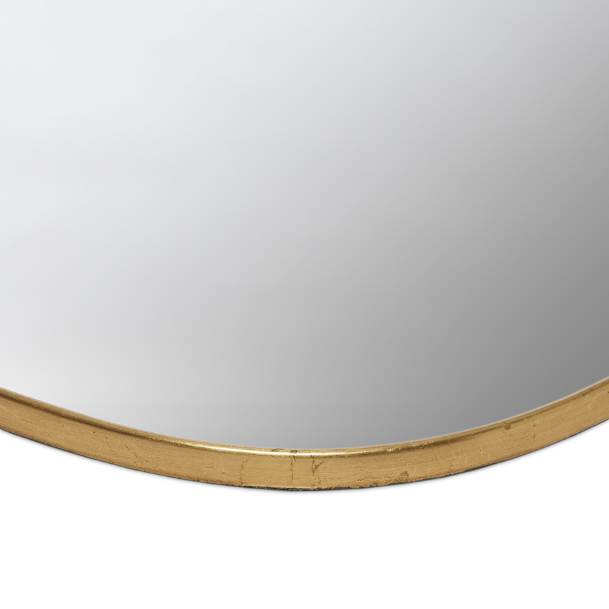 Silas Gold Irregular Mirror | Adairs