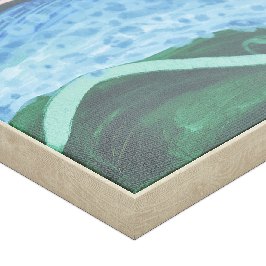 Organic River Landscape Canvas | Adairs