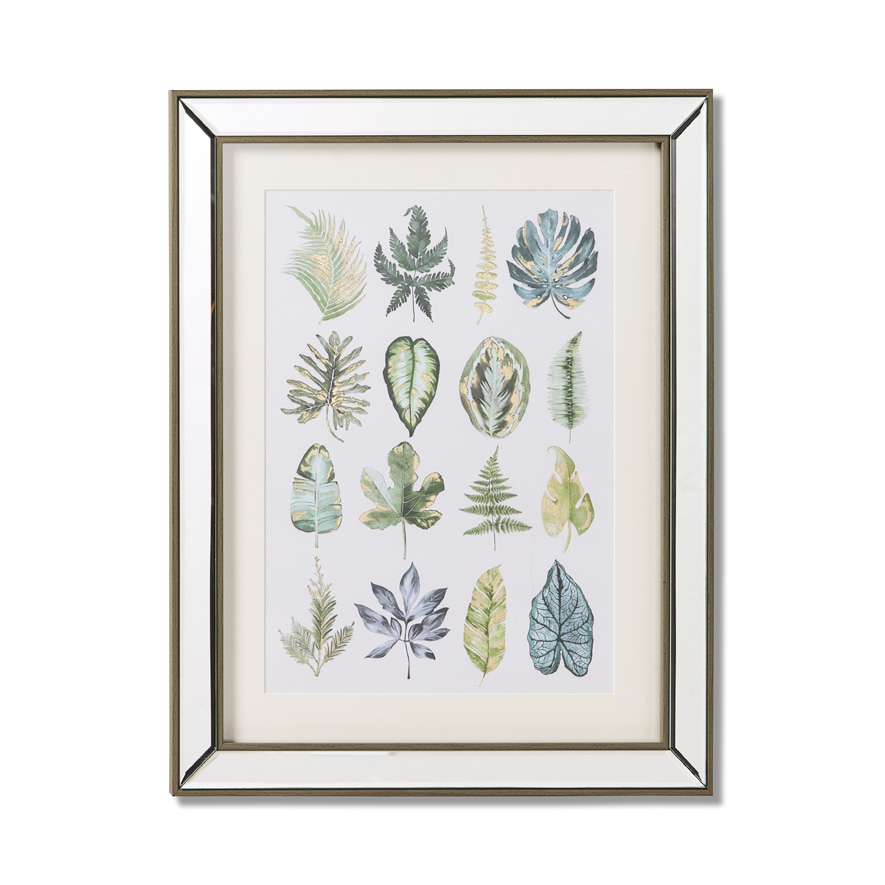 Botany Leaves Framed Wall Art | Adairs