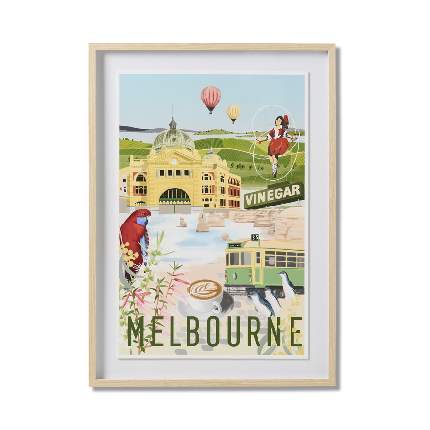 Australian Icon Melbourne Framed Wall Art | Adairs