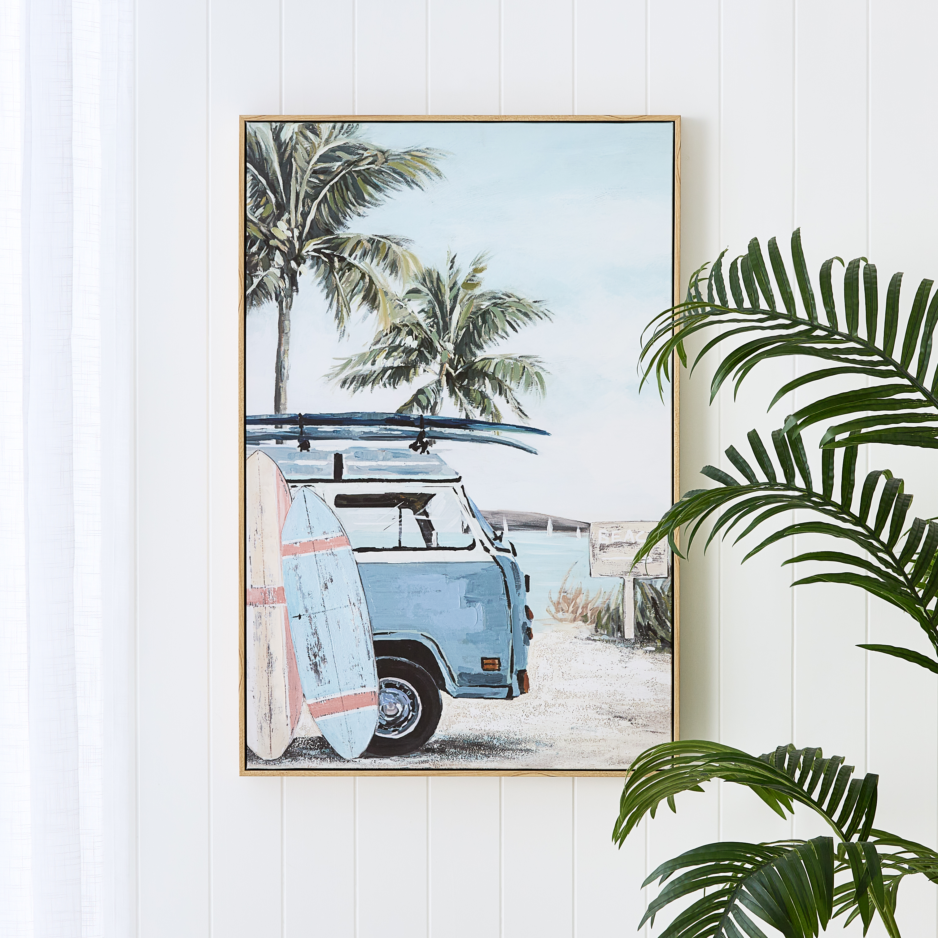 Summer Vibes Surfboards Canvas | Adairs