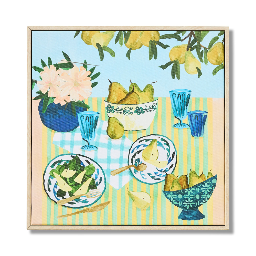 Pera Pear Picnic Canvas | Homewares | Adairs