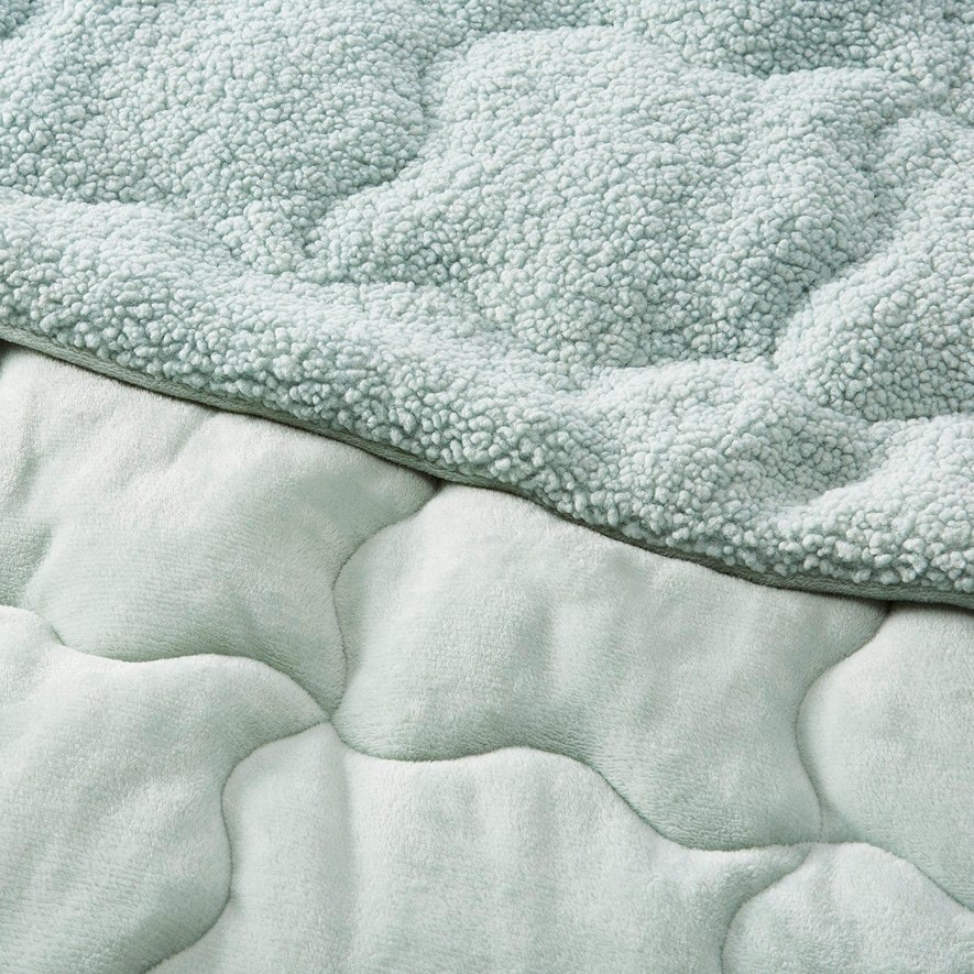 Adairs Kids - Teddy Creamy Mint Blanket | Adairs