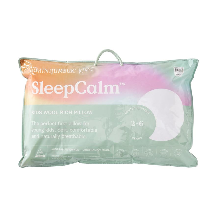 MiniJumbuk - Sleep Calm Low Profile Kids Wool Rich Pillow | Adairs