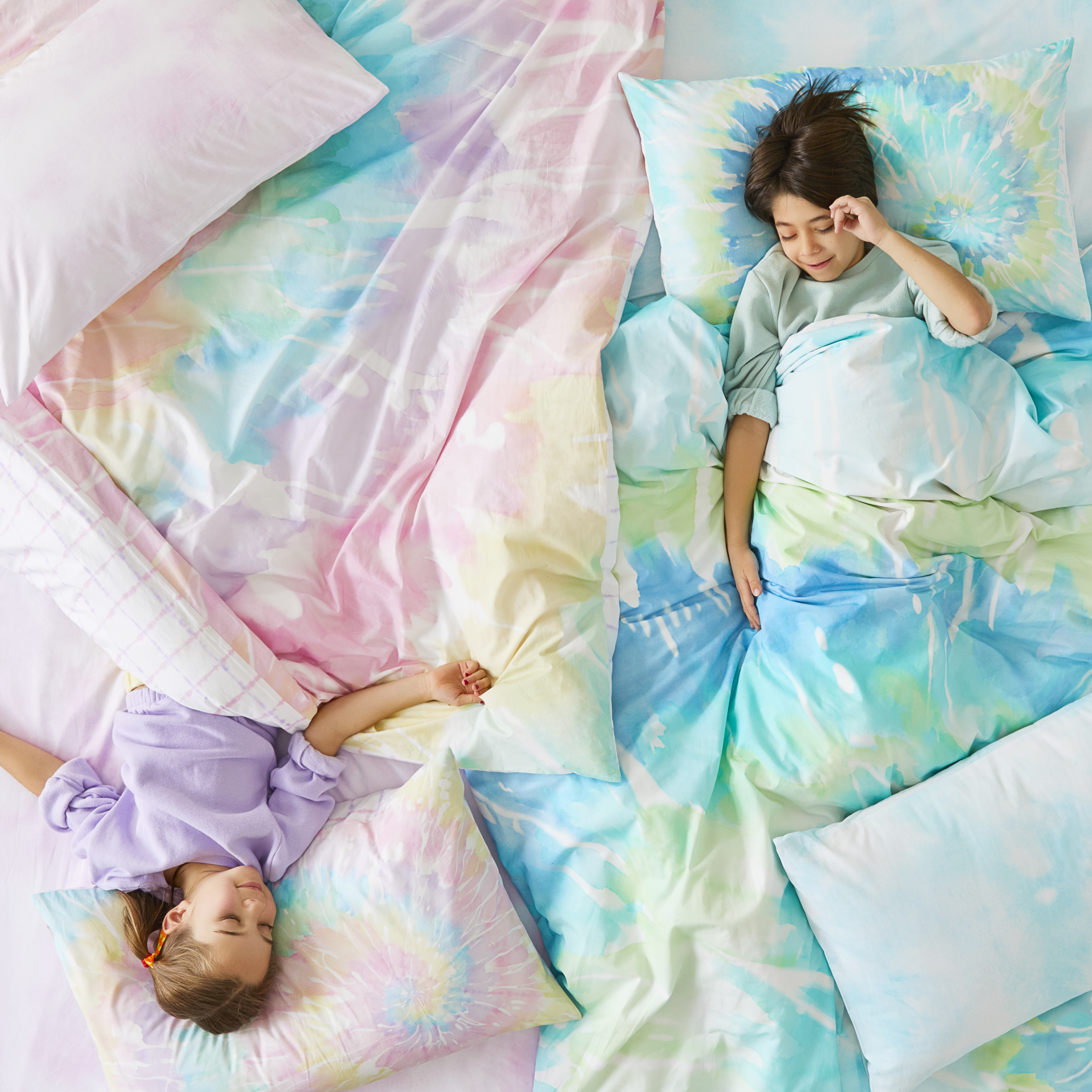 Adairs Kids - Ziggy Tie Dye Rainbow Quilt Cover Set | Adairs