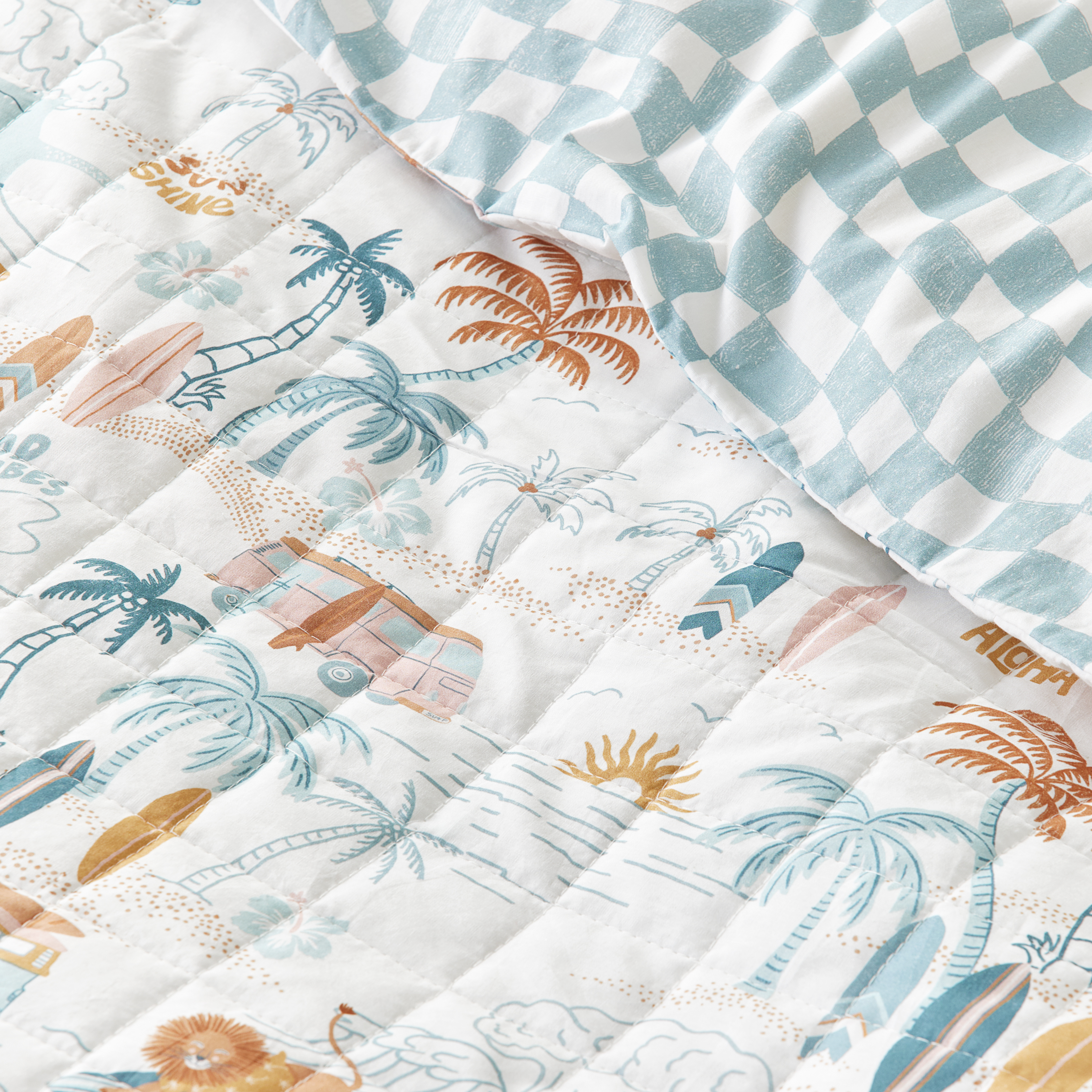 Adairs Kids - Summer Surf Ocean Quilt Cover Set | Adairs