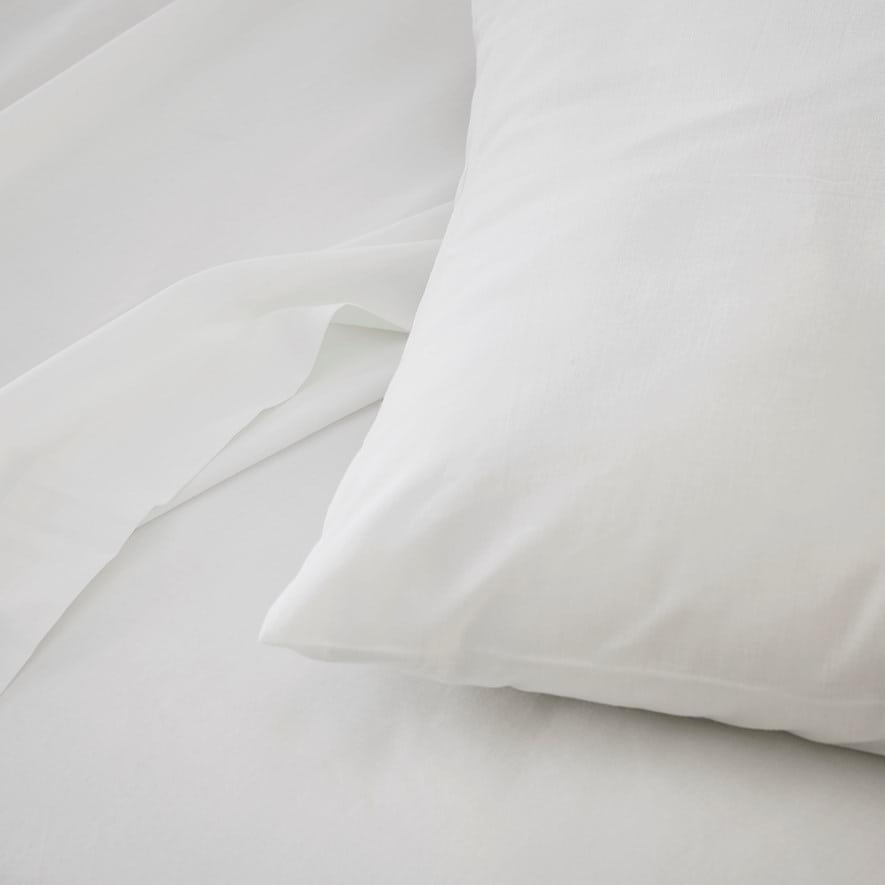 Adairs Kids - Dreamy Cotton Snow Cot Sheet Set | Adairs